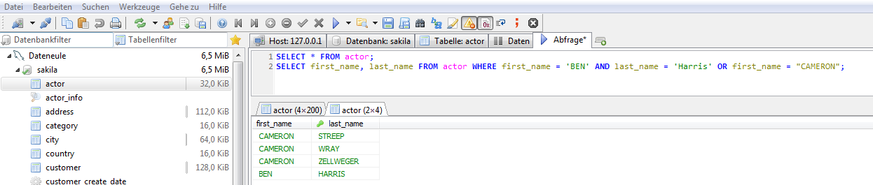Reihenfolge der SQL-Operationen | DATENEULE
