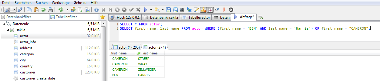 Reihenfolge der SQL-Operationen | DATENEULE