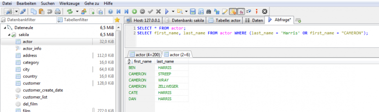 Reihenfolge der SQL-Operationen | DATENEULE